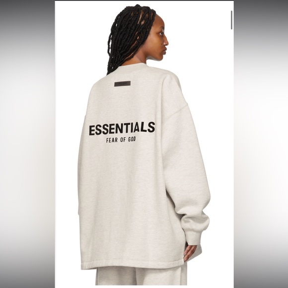 Fear of God | Shirts | Fear Of God Essentials Offwhite Relaxed ...
